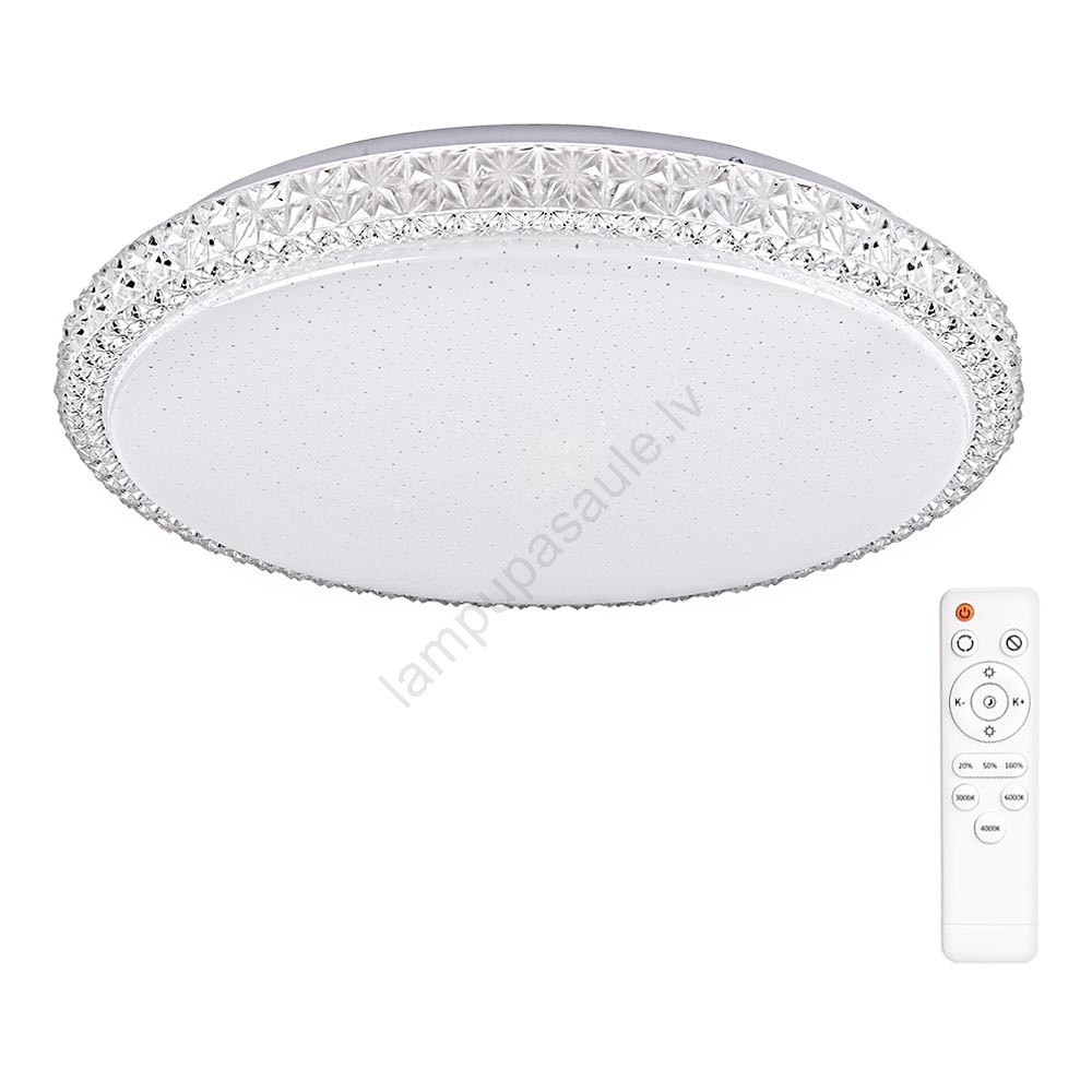 LED Griestu lampa IRINA LED/36W/230V ar tālvadības pulti | Lampupasaule