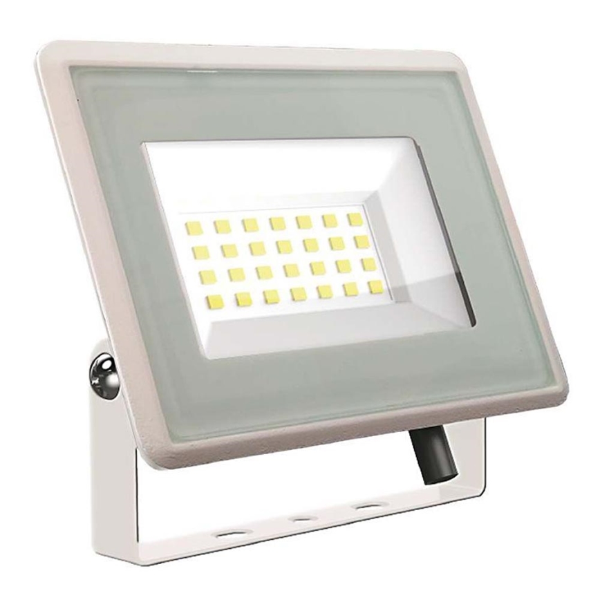 LED Prožektors LED/20W/230V 4000K IP65 balts | Lampupasaule